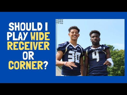 Should I Play Wide Receiver or Cornerback? What position should I play in Football?