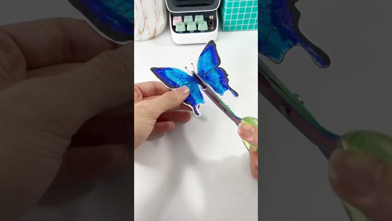 idea ahestetik separador de mariposa #mariposas #parati #viral #ahestetic #tiktok #viral #regalo