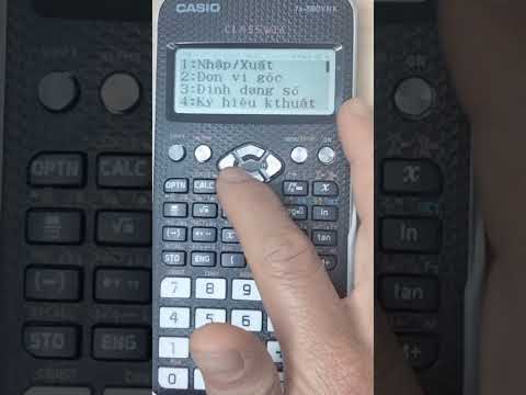 THỦ THUẬT CASIO| CÁCH CÀI ĐẶT MỘT HÀM F(x) CHO MÁY TÍNH CASIO FX 580VNX#shorts