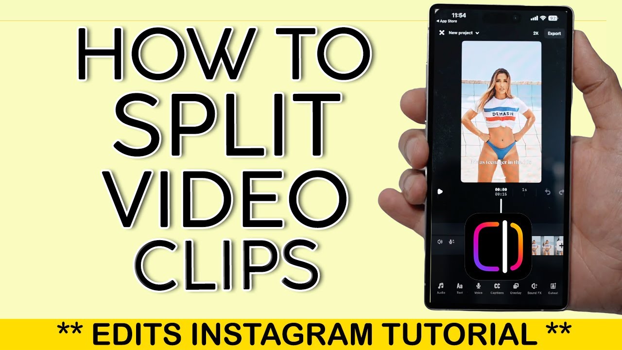 How to Split Video Clips on Edit Instagram 2025