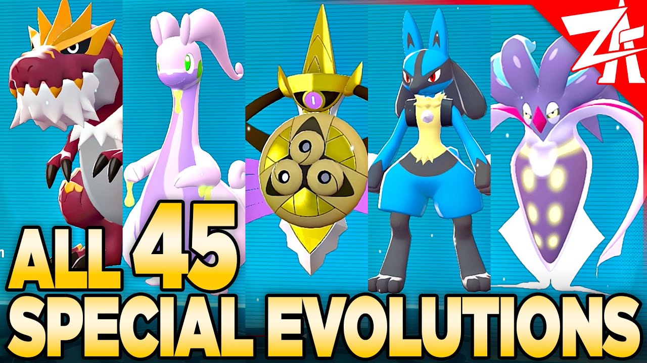 All 45 Special Evolutions in Pokemon Legends Z-A