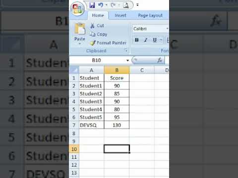 Calculate The Sum Of Squares Of Deviations From The Mean In A Dataset. | DEVSQ Function In Excel