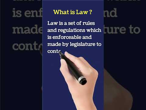 What is Law | What is Legislature | Simple And Easy Definition #mcqswala #definition #law