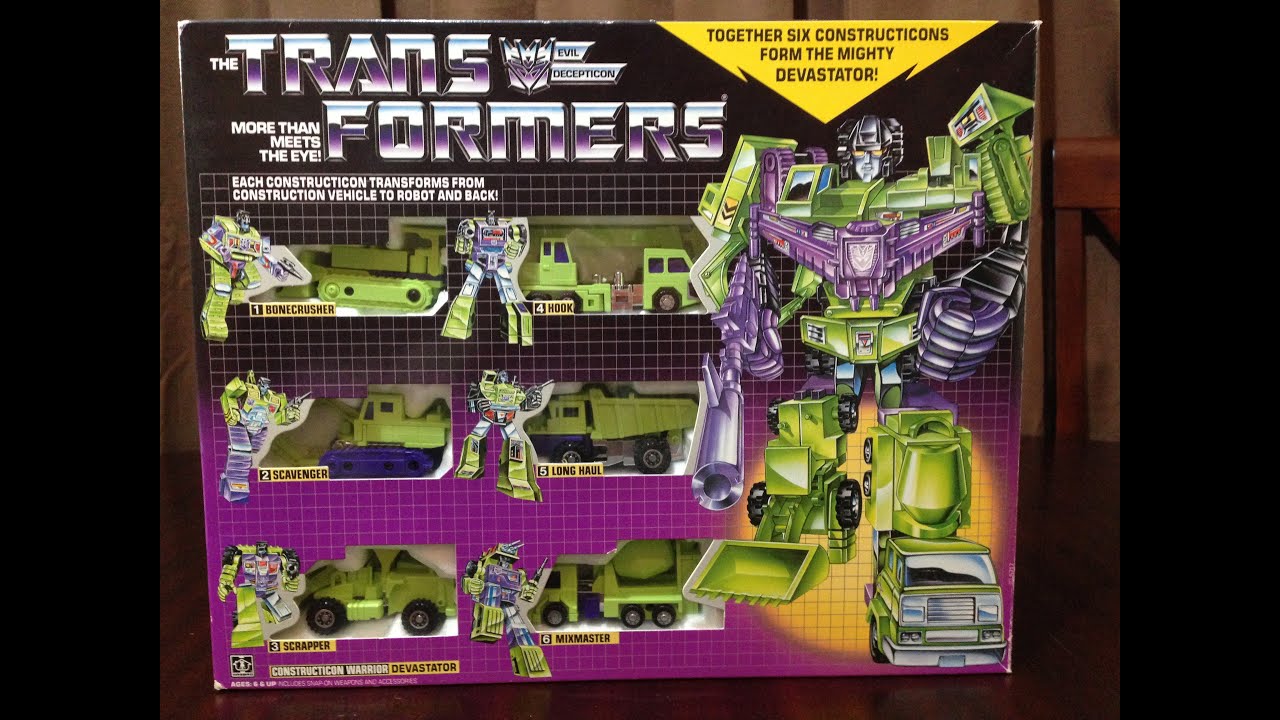 Transformers G1 Devastator Constructicon giftset - vintage - Adult Collector