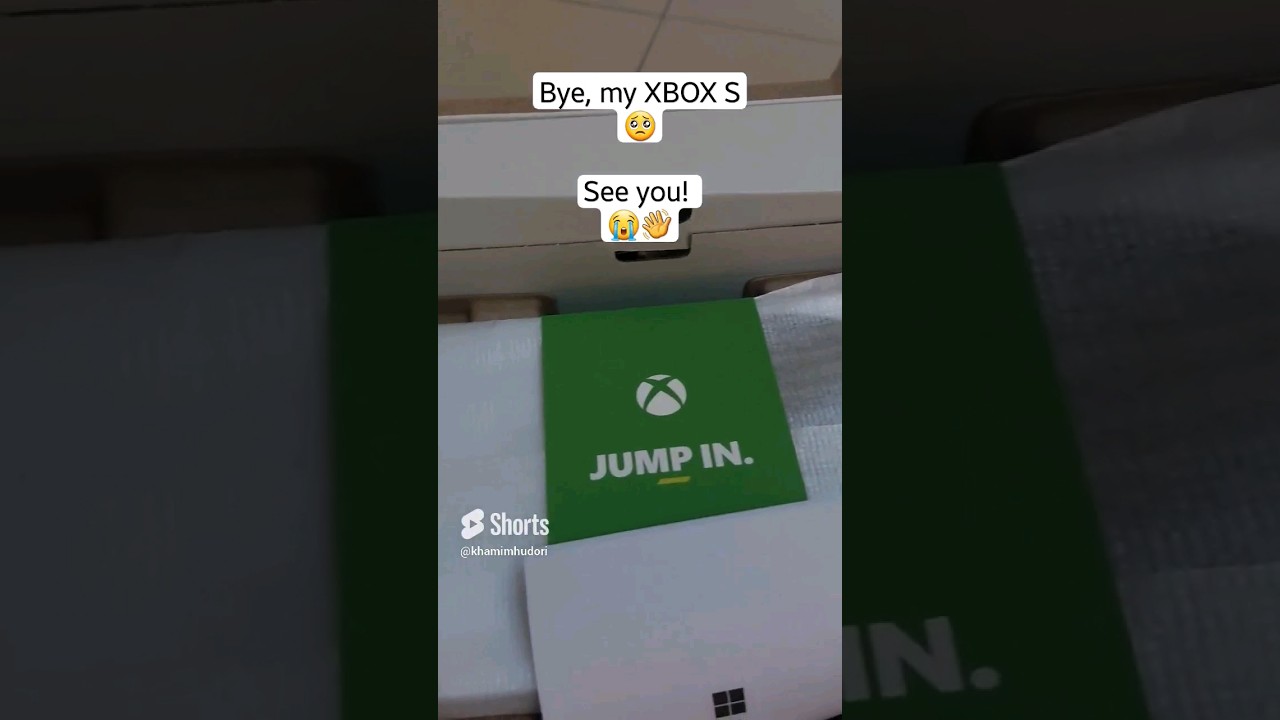 Bye, my XBOX S! 😭👋 - Sold 19 Juni 2023 #asmr #xboxseriess