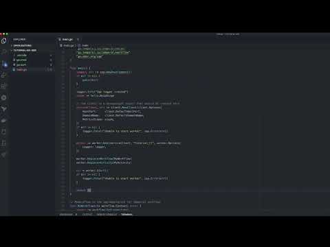 Temporal Go SDK Tutorial