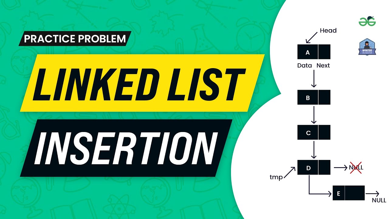 Linked List Insertion | School Practice Problem | GeeksforGeeks School