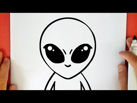 HOW TO DRAW AN ALIEN