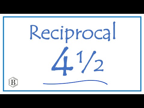 Reciprocal of 4 1/2 (Four and One-Half)