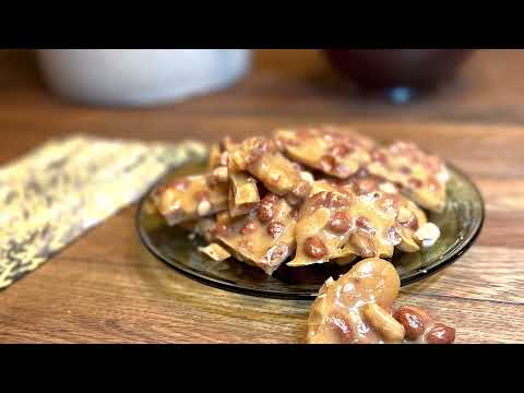 The Easiest PEANUT BRITTLE! Microwave Recipe