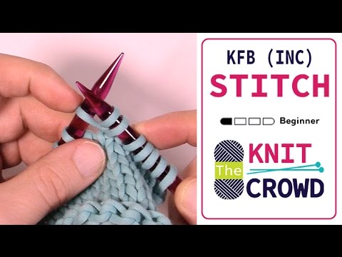 Knit Increase - K Inc in Front and Back Loops