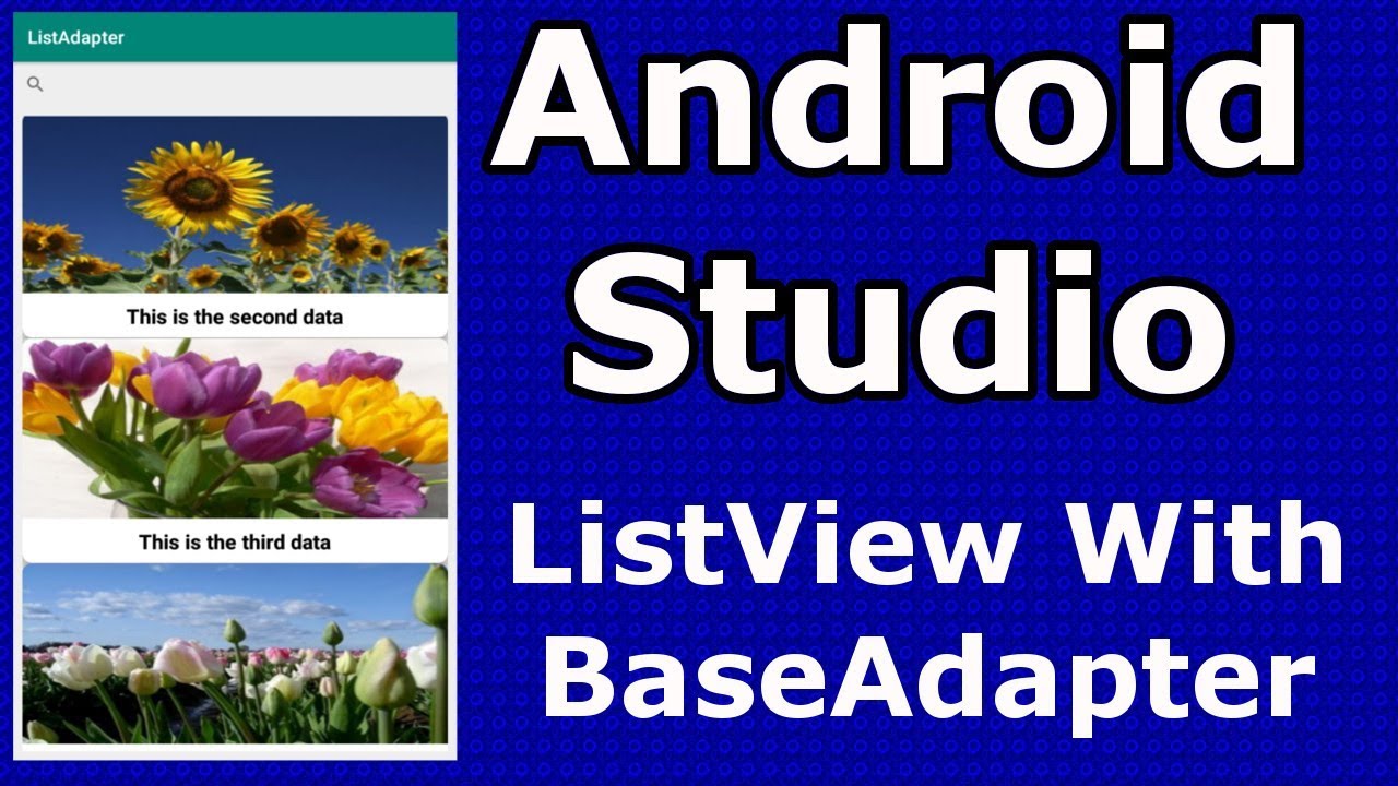 Android Studio Creating ListView With BaseAdapter & CardView