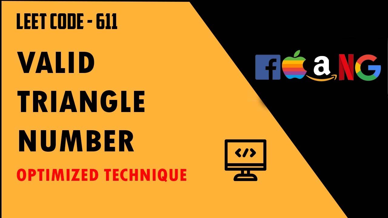 Valid Triangle Number | Leetcode 611 |  Explained with Code | CodeBaker