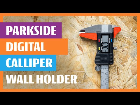 STL file Parkside Digital Calliper Wall Holder・3D print object to ...