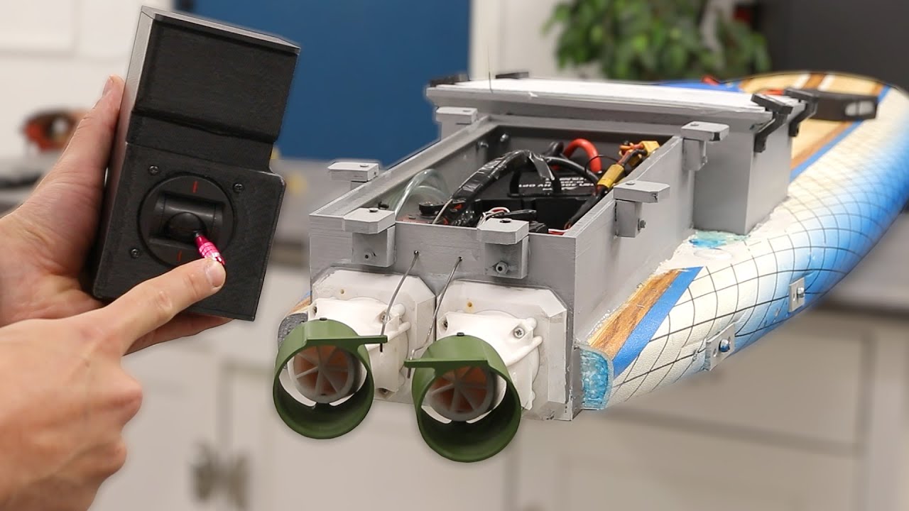 Is Thrust Vectoring on a Surfboard a Good Idea?