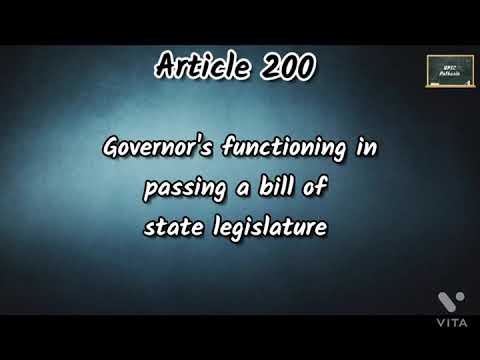 ARTICLE 200 OF INDIAN CONSTITUTION || UPSC STUDY #upsc #ias