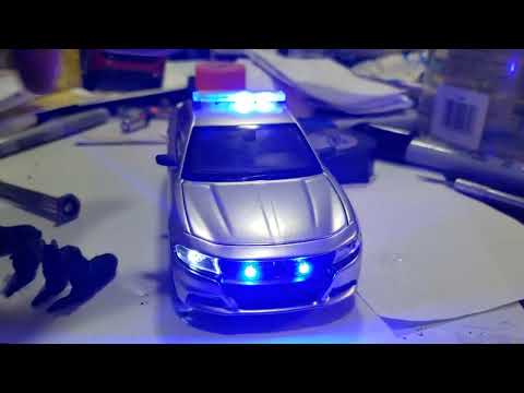 1/24 POLICE: Another NCHP Charger with LEDs for Trooper.