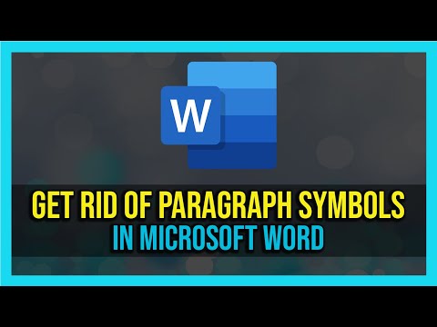 How To Remove Paragraph Symbols In Word - 2024