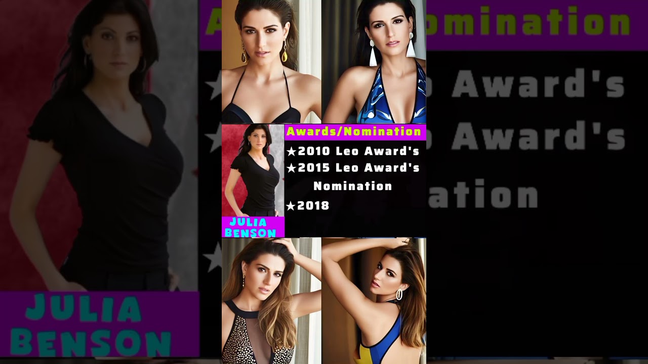 Julia Benson Award's And Nomination #short #greenscreen #