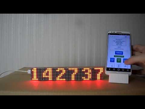 🚉 LED Matrix Bar Weather Station V1・Free 3D File for ・Cults