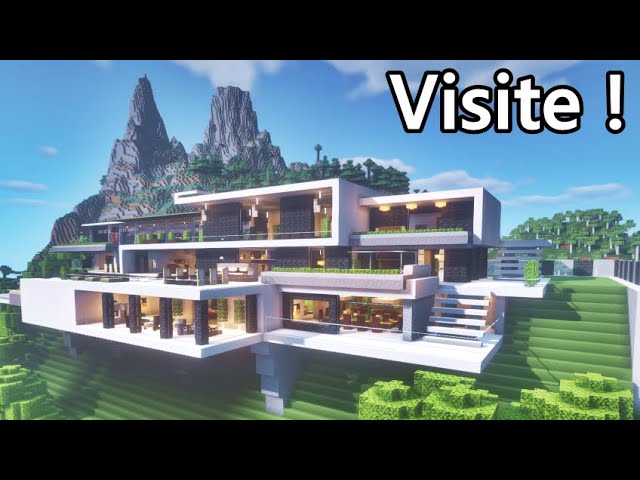 Beautiful modern Villa Minecraft Map
