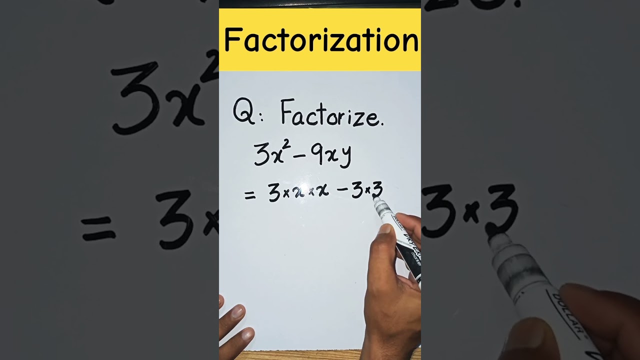 Factorization of Algebraic expressions #factorization #factorization8thclass #factorisation