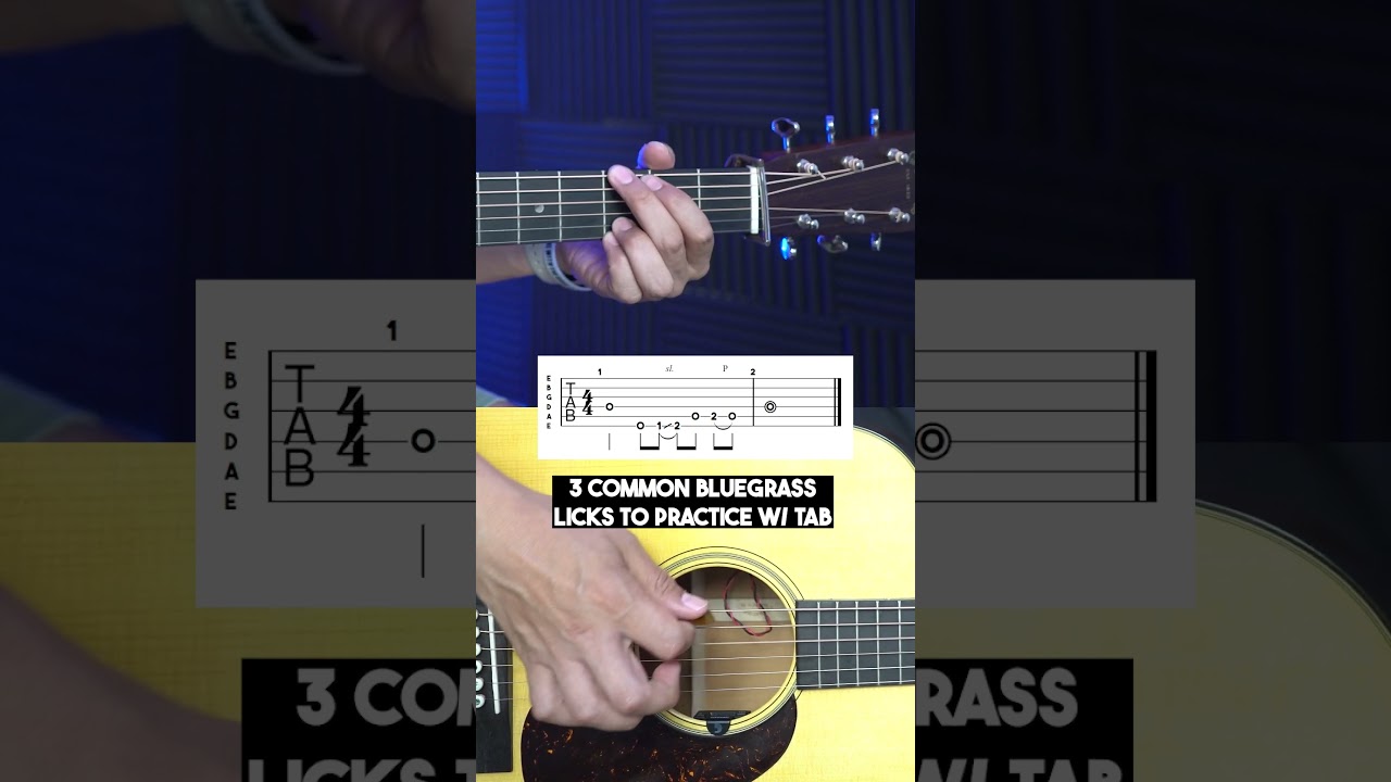 Learn These 3 Simple Bluegrass Runs