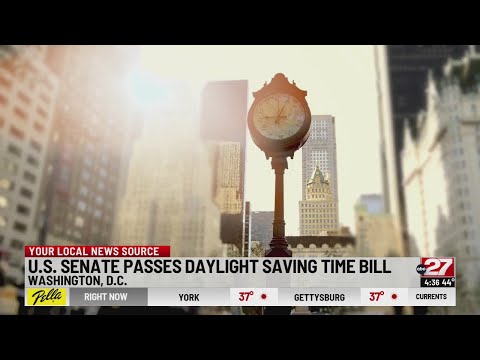 Bill to make daylight saving time permanent passes Senate