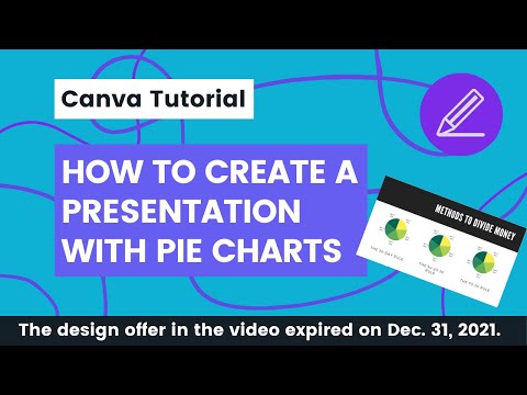 HOW TO CREATE A PRESENTATION WITH PIE CHARTS IN CANVA. ???? #Canva