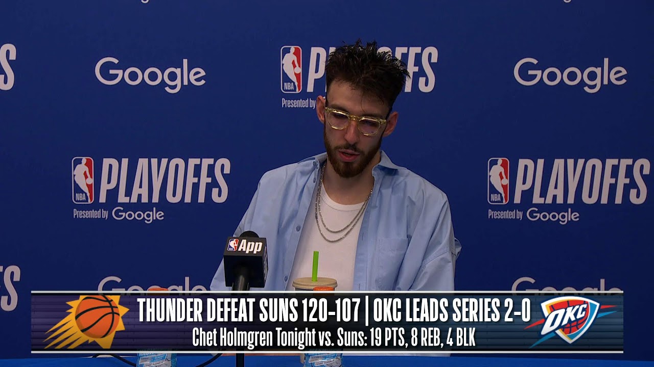Phoenix Suns vs. Oklahoma City Thunder | Game 2 Postgame Media Availability