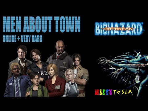Men About Town (Online + Very Hard) | Biohazard Outbreak File 2 [PS2]