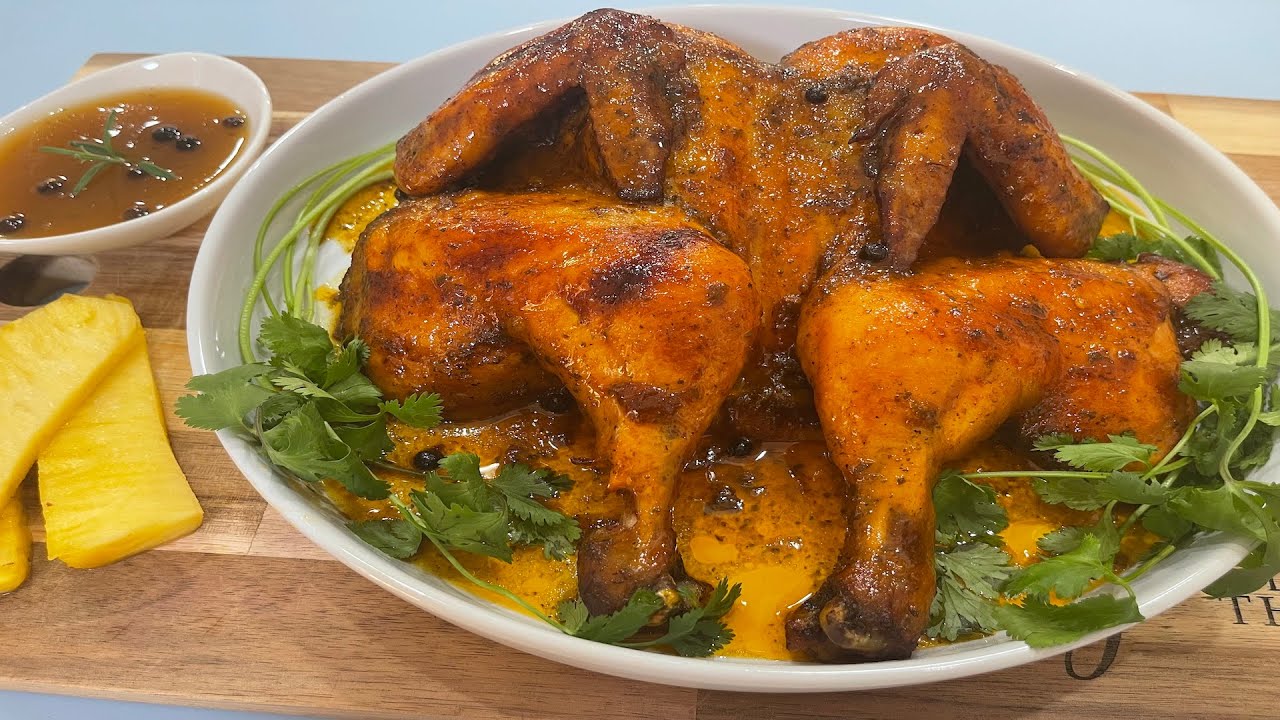 🇬🇾 Pineapple Glazed Chicken 🇬🇾