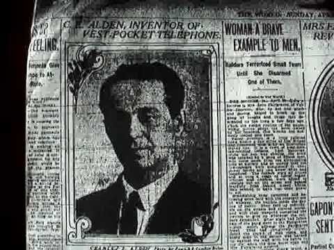 Man Invents Pocket Telephone in 1906. Inventor/Visionary predicts future over 100 years ago.