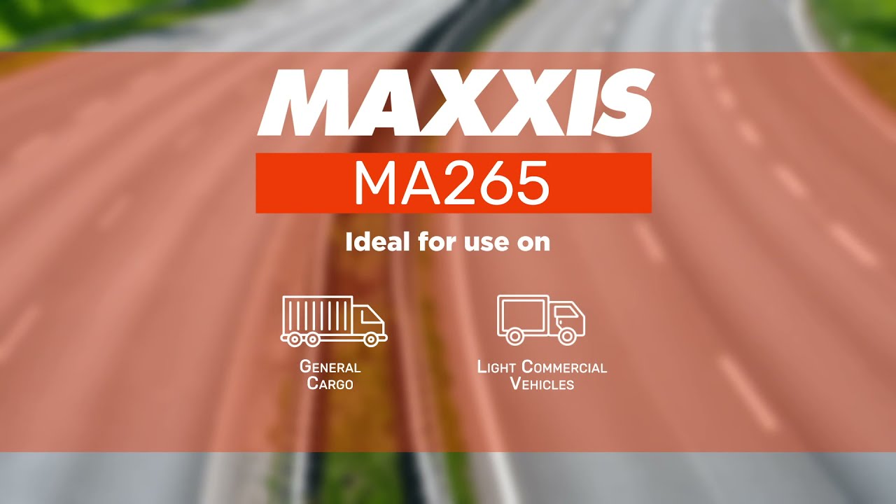 Maxxis MA265 | All position tyre suitable for light truck applications.