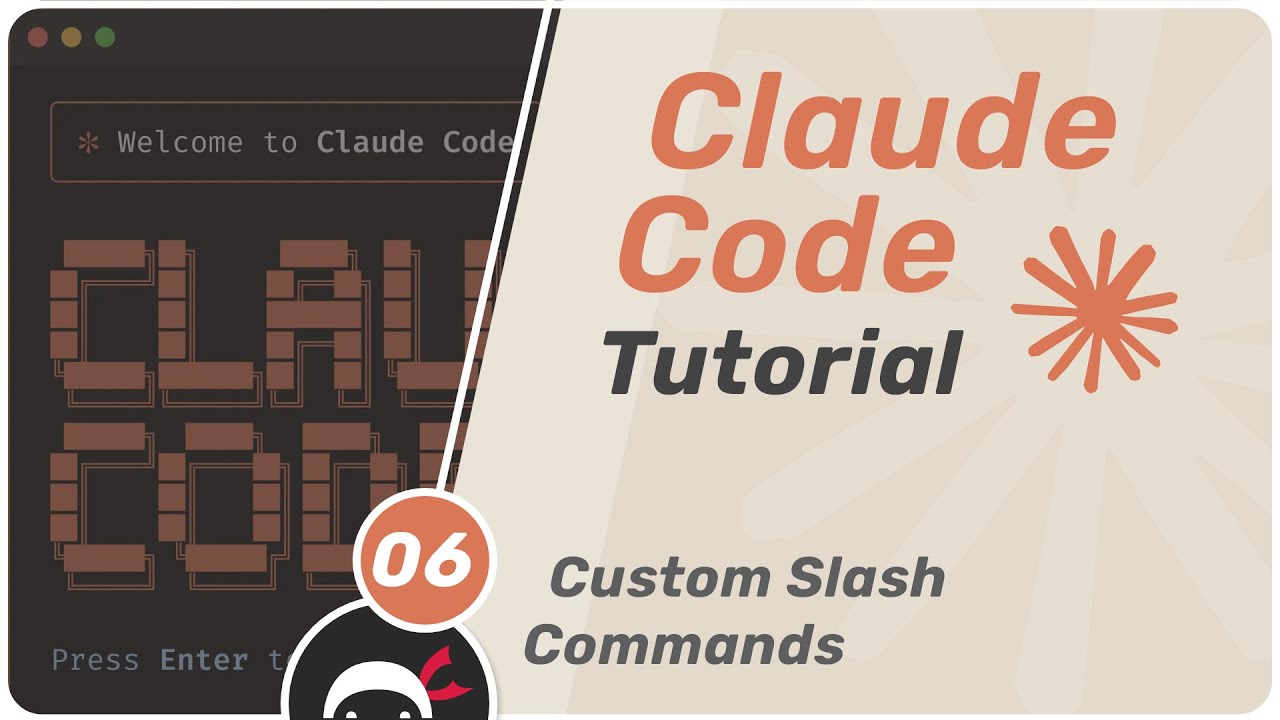 Claude Code Tutorial #6 - Slash Commands