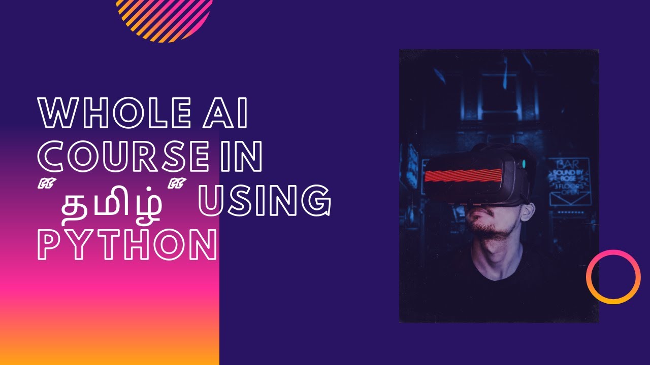 Python for Beginners | Zhagaram Intro - Whole AI Tutorial using Python programing language in Tamil