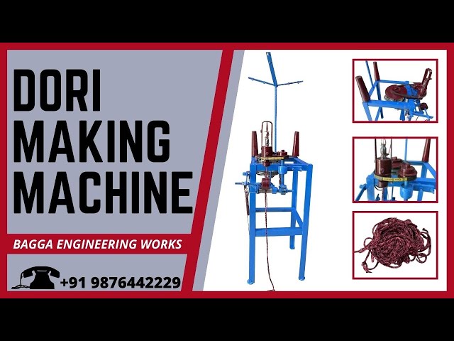 Dori Making Machine - Rope Making Machine With Double Head Manufacturer ...