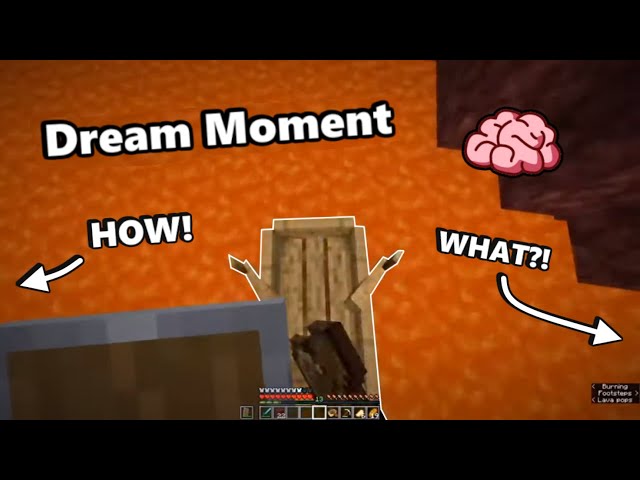 5 of Dream's best Minecraft MLG clutches
