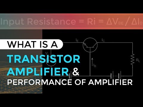 What is a Transistor Amplifier & How Does Transistor Works as an Amplifier | BJT's | EDC