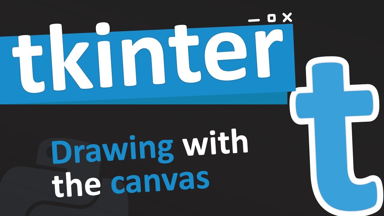 Using the tkinter canvas to draw shapes, text and widgets