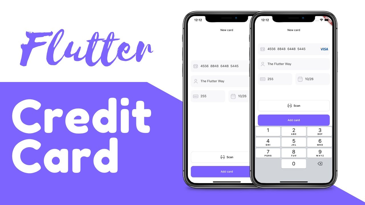 Flutter Credit Card Input Form