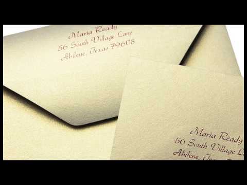 How To Get Printed Invitation Envelopes In 24 Hours