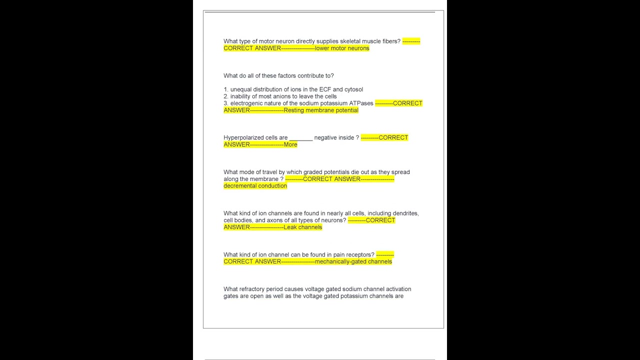 BIOL 235 MIDTERM AND FINAL EXAM 2025