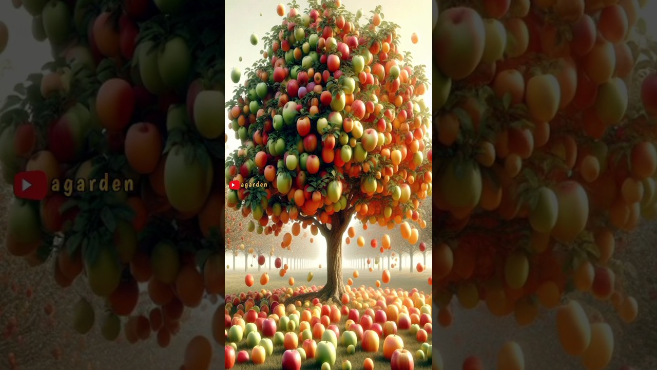 easy and newest method of planting to grow apple trees from fruit.#gardening