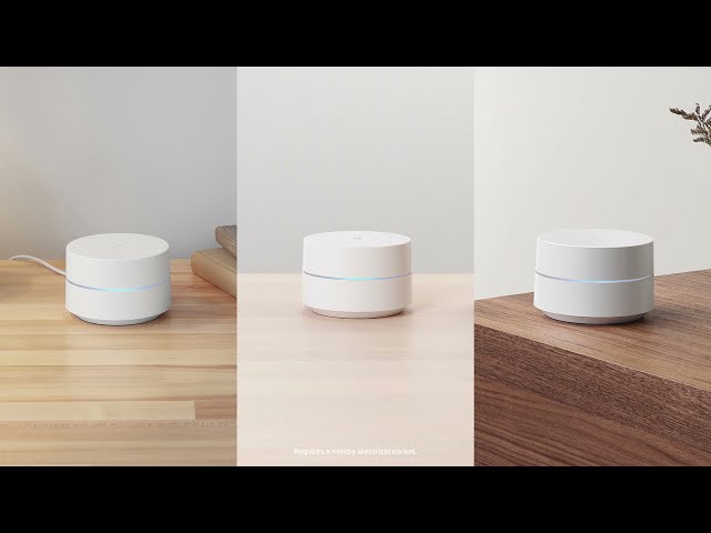 Google Whole Home Mesh Wi-Fi System (set of 3) Wireless Router ...