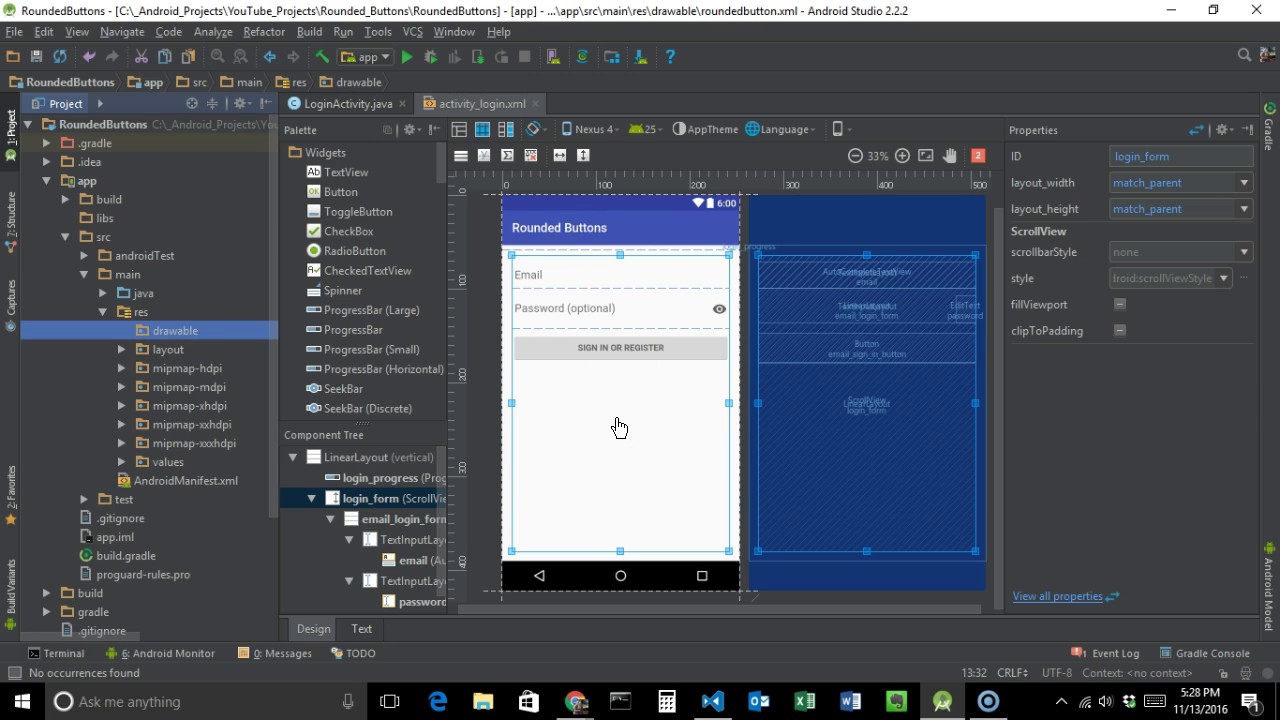5 Minute Video Series - Episode 1 - Rounded Buttons