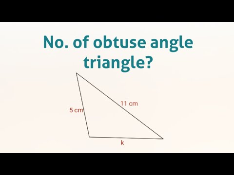 Number of obtuse angle triangle|geometry|triangle formulas and tricks|logicxonomy