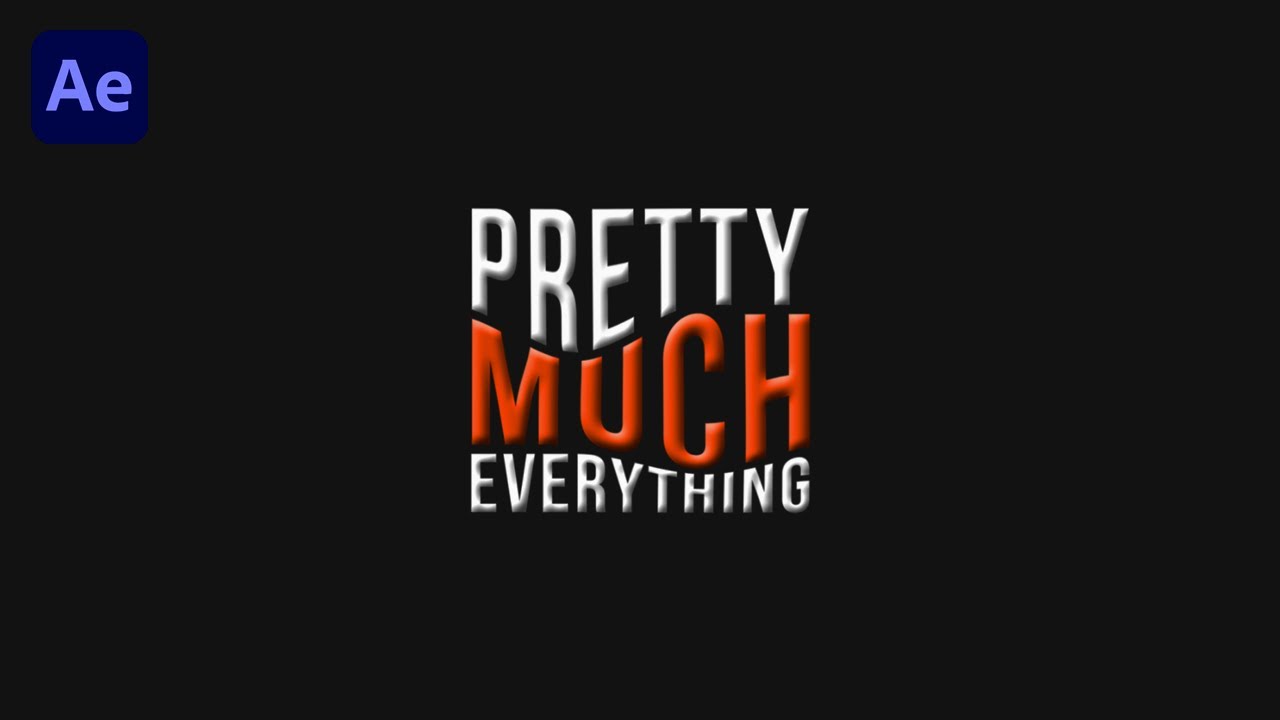Create Dynamic Text Animations in After Effects - No Plugins