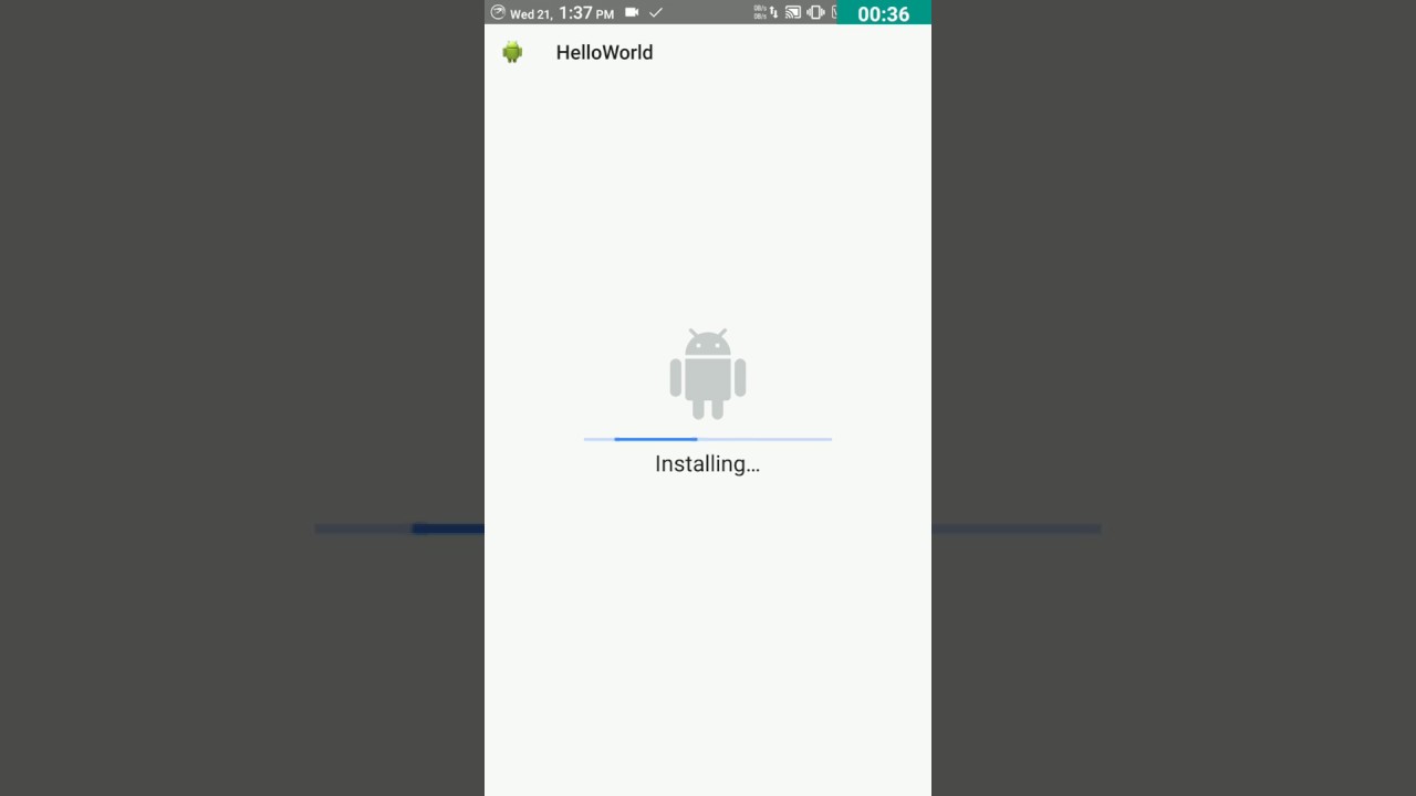 Hello World android app [AIDE tutorial]