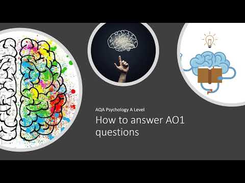 How to answer AO1 questions in A Level Psychology